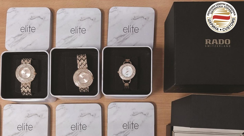 Спречен обид за шверц на рачни часовници со вредност од 240 илјади